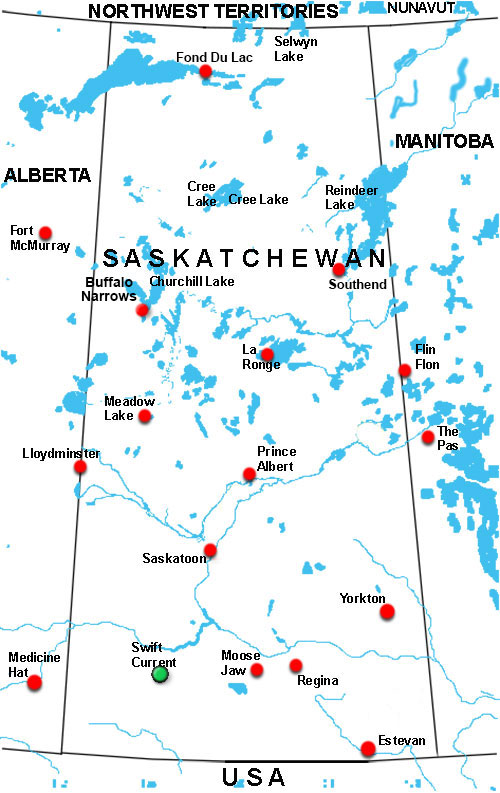 Charter Flights To Swift Current Saskatchewan